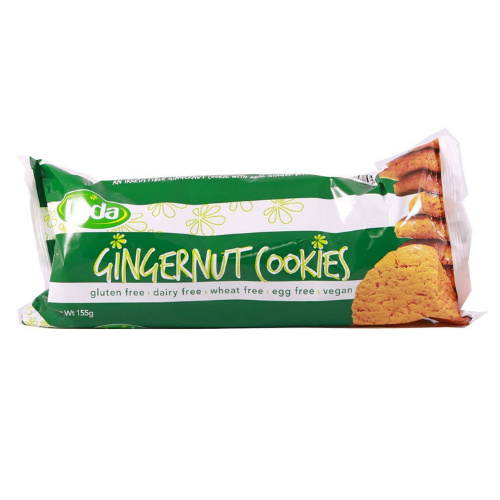Leda Gluten Free Gingernut Biscuits 155g - Miss Spelt's Organics