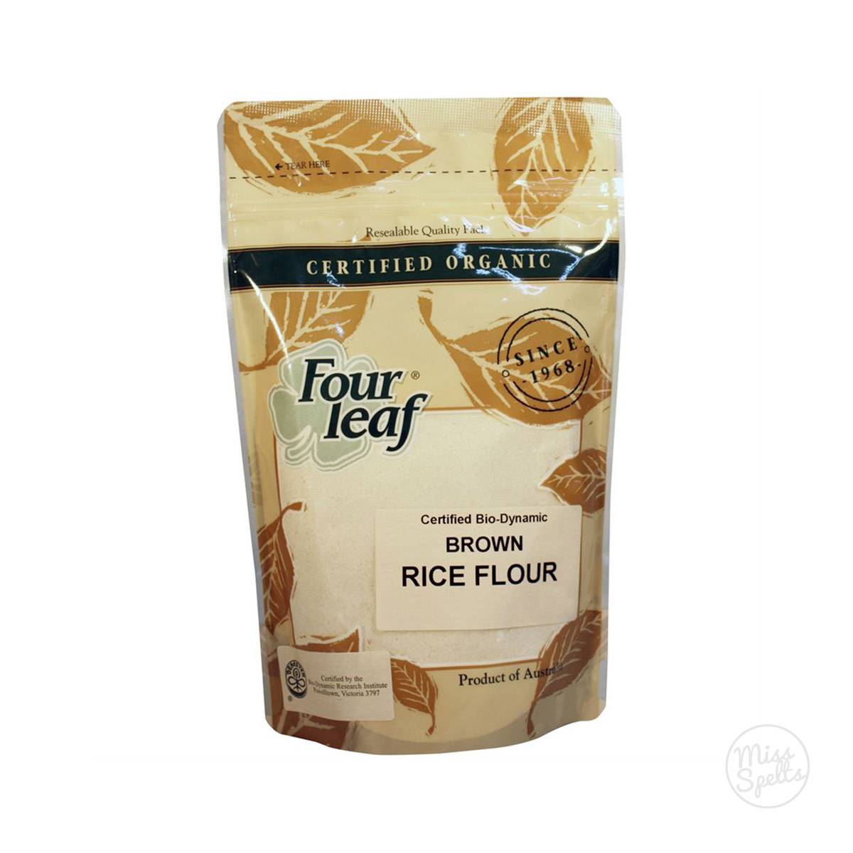 Bulk Organic White Rice Flour 1kg - Miss Spelt's Organics