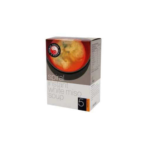 Spiral Instant White Miso Soup (5 pack x 7g) - Miss Spelt's Organics
