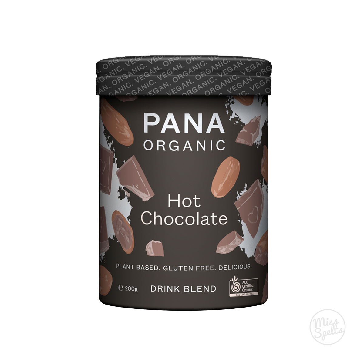 Pana Organic Hot Chocolate 200g - Miss Spelt's Organics