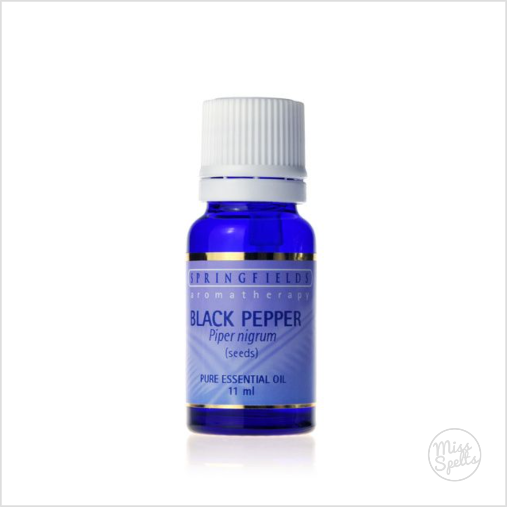 Springfields Black Pepper Essential Oil 11ml - Miss Spelt's Organics