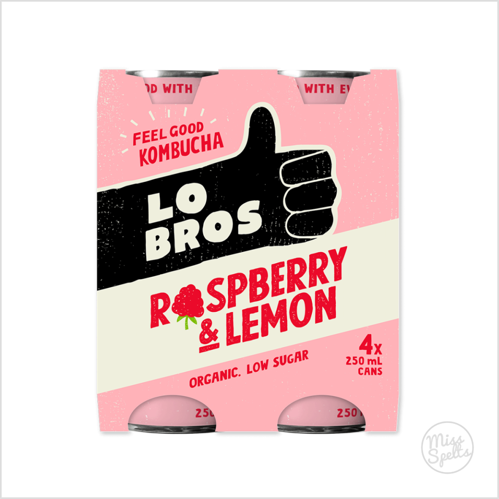 Lo Bros Cola Kombucha Soda 330ml - Miss Spelt's Organics