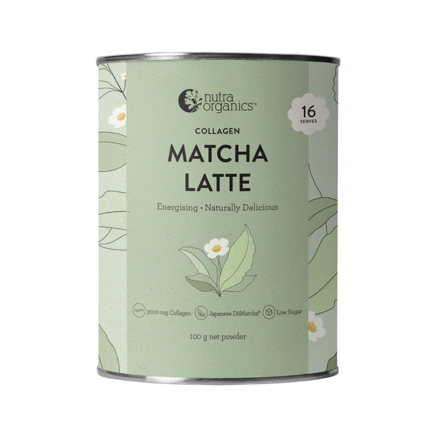 Nutra Organics Collagen Matcha Latte 100g - Miss Spelt's Organics